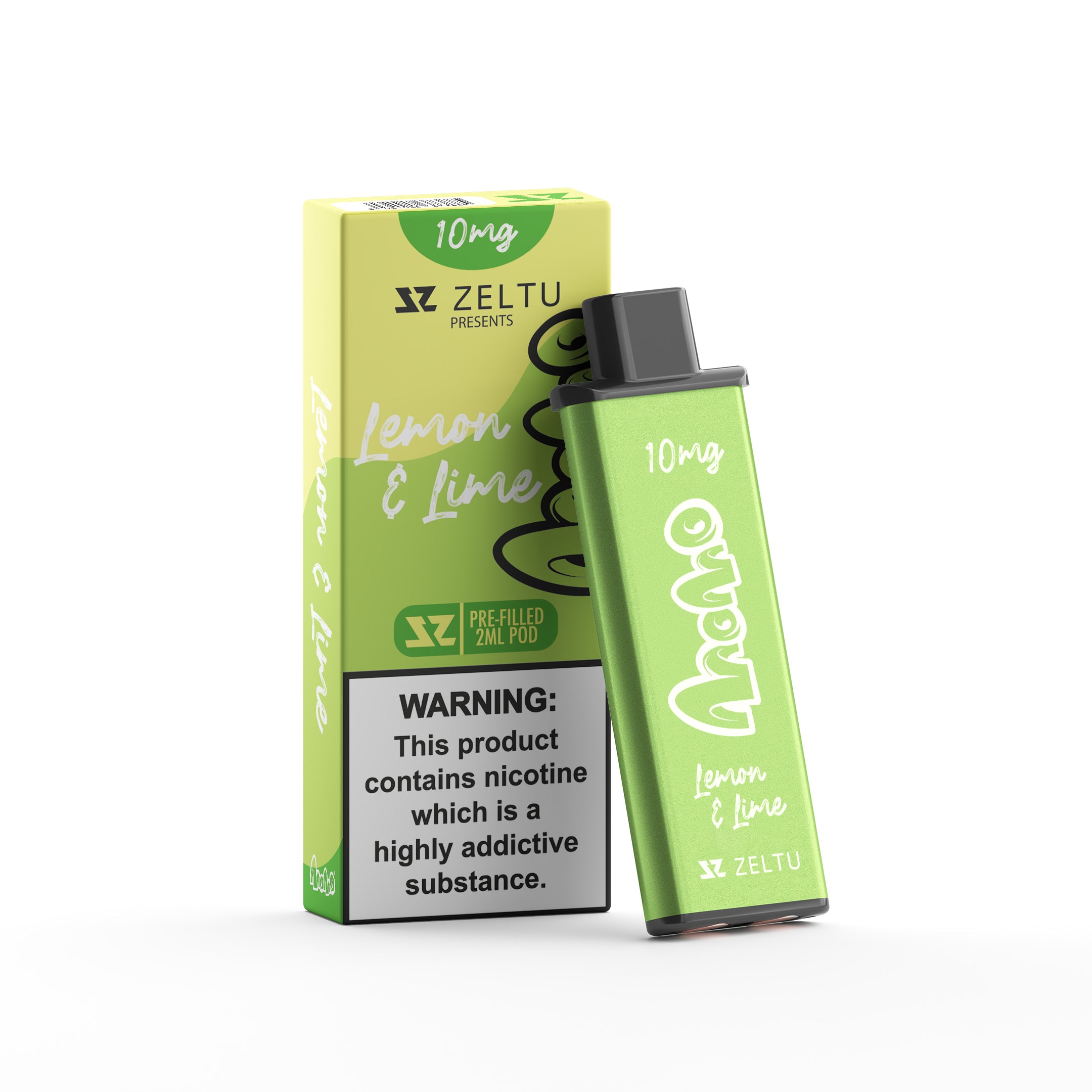 Lemon & Lime Pod by Momo - Zeltu X3 Prefilled Pod | £2.99 – Juicy Vapes