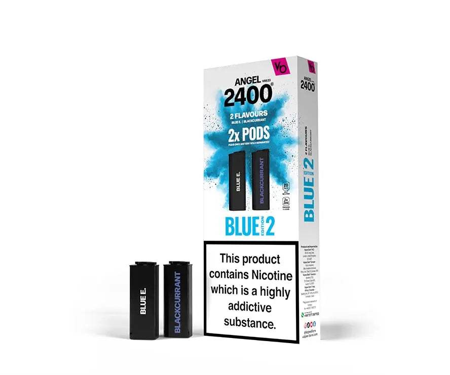 Blue Edition 2 Angel 2400 Refill Pods | Only £4.99