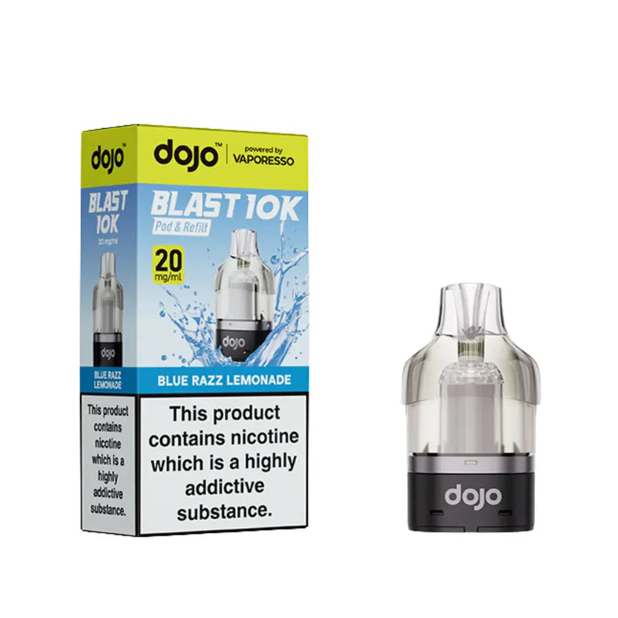 Blue Razz Lemonade Dojo Blast 10k Pod | Only £4.99 – Juicy Vapes
