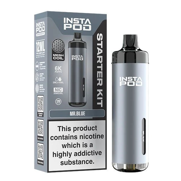 Mr Blue Instapod 6000 Pod Kit | £7.99 – Juicy Vapes